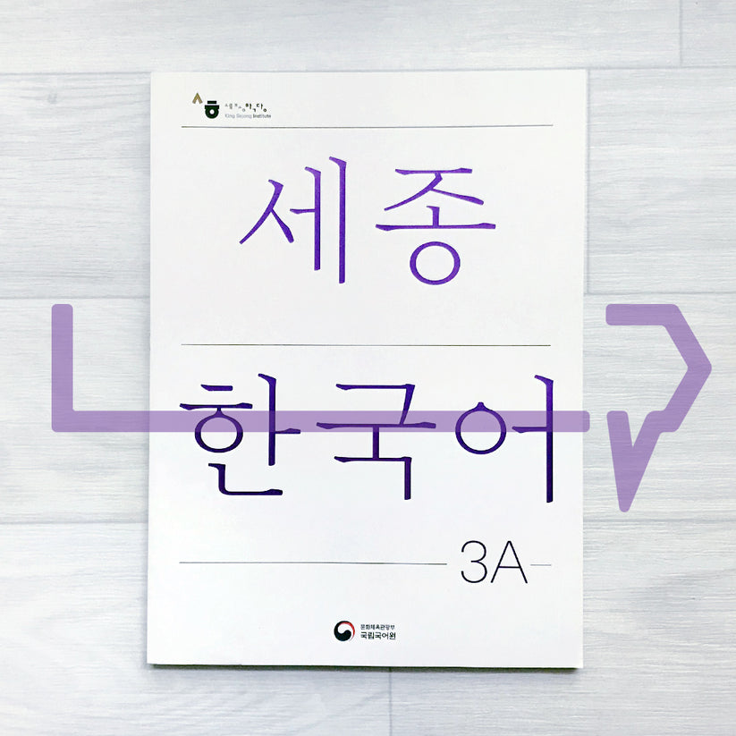 Sejong Korean Student Book 세종한국어 3A (2022 Edition) – Life Pattern Korea